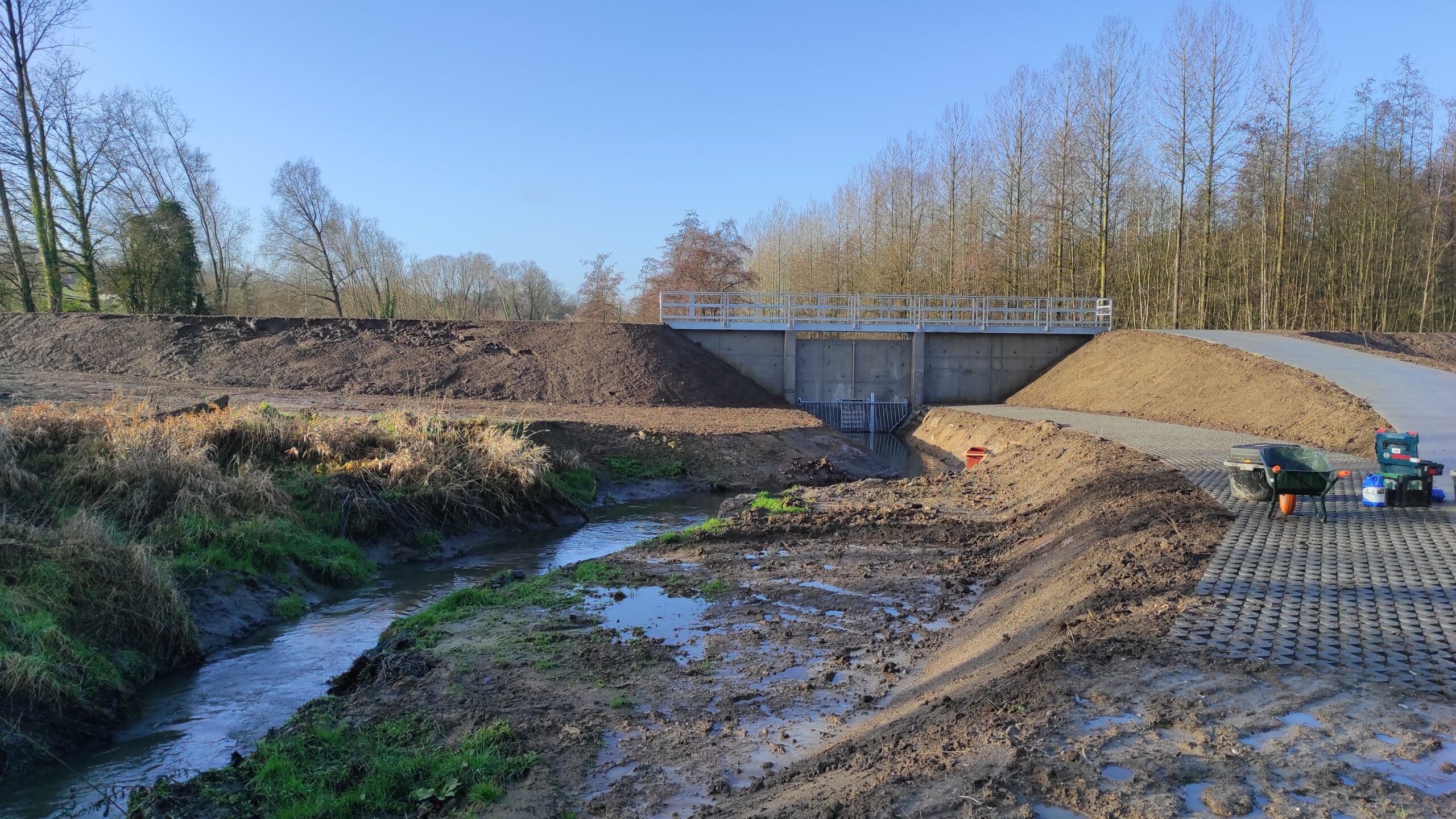 A fourth natural water retention area in the Senne basin in Wallonia is ...